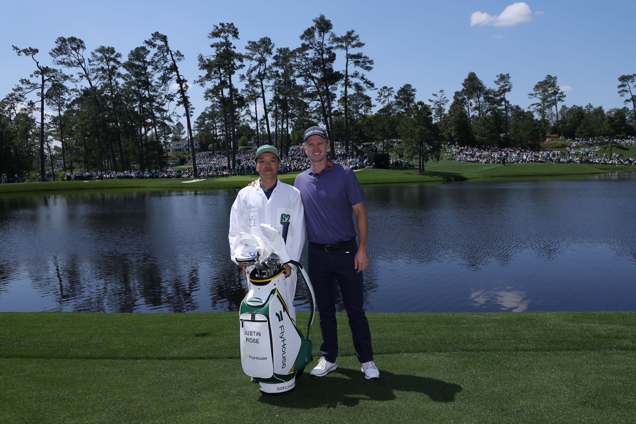 Tanah Merah Country Club Member Wang Caddied for Rose at Masters Par-3 ...